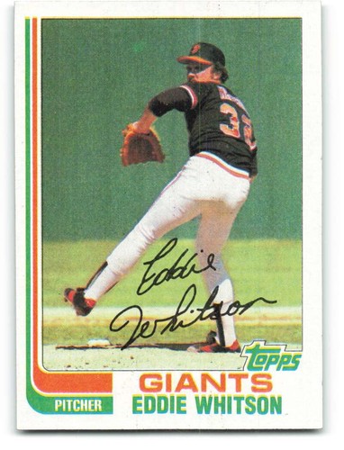 1982 Topps #656 Ed Whitson NM++ Giants | eBay