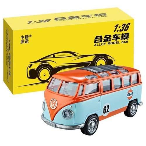 1:36 VW Minibus T1 Diecast Car Model Toy Collection-Gulf Oil | eBay