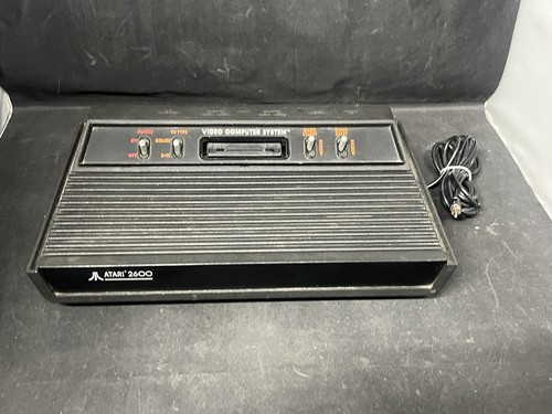 Atari CX 2600 A Black Front Video Computer System Console Only ...