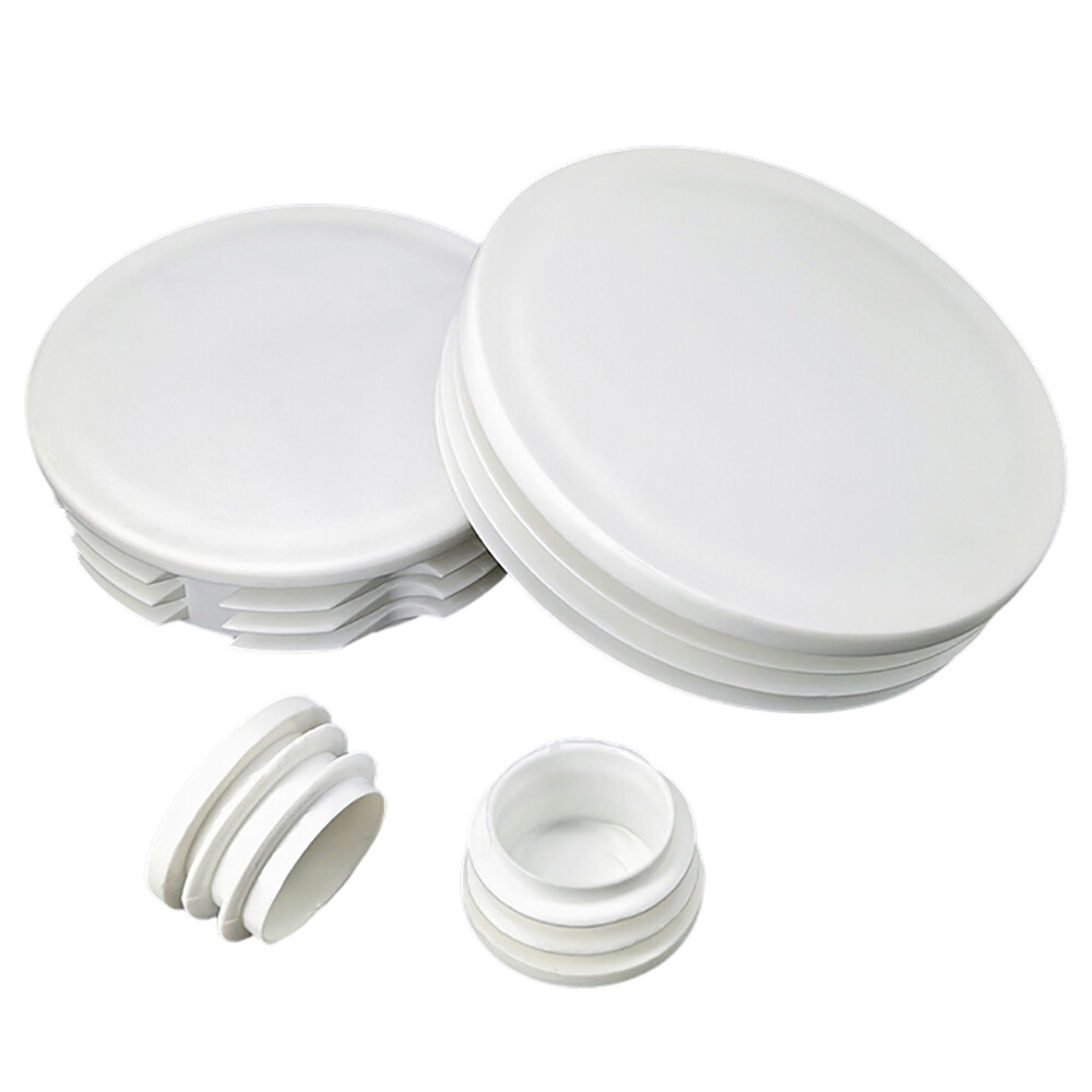 Round Plastic Tube End Caps Stoppers OD 13~100mm Insert Bung Blanking ...