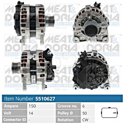 Alternator For NISSAN Qashqai II X-Trail RENAULT Espace V 14-22 ...