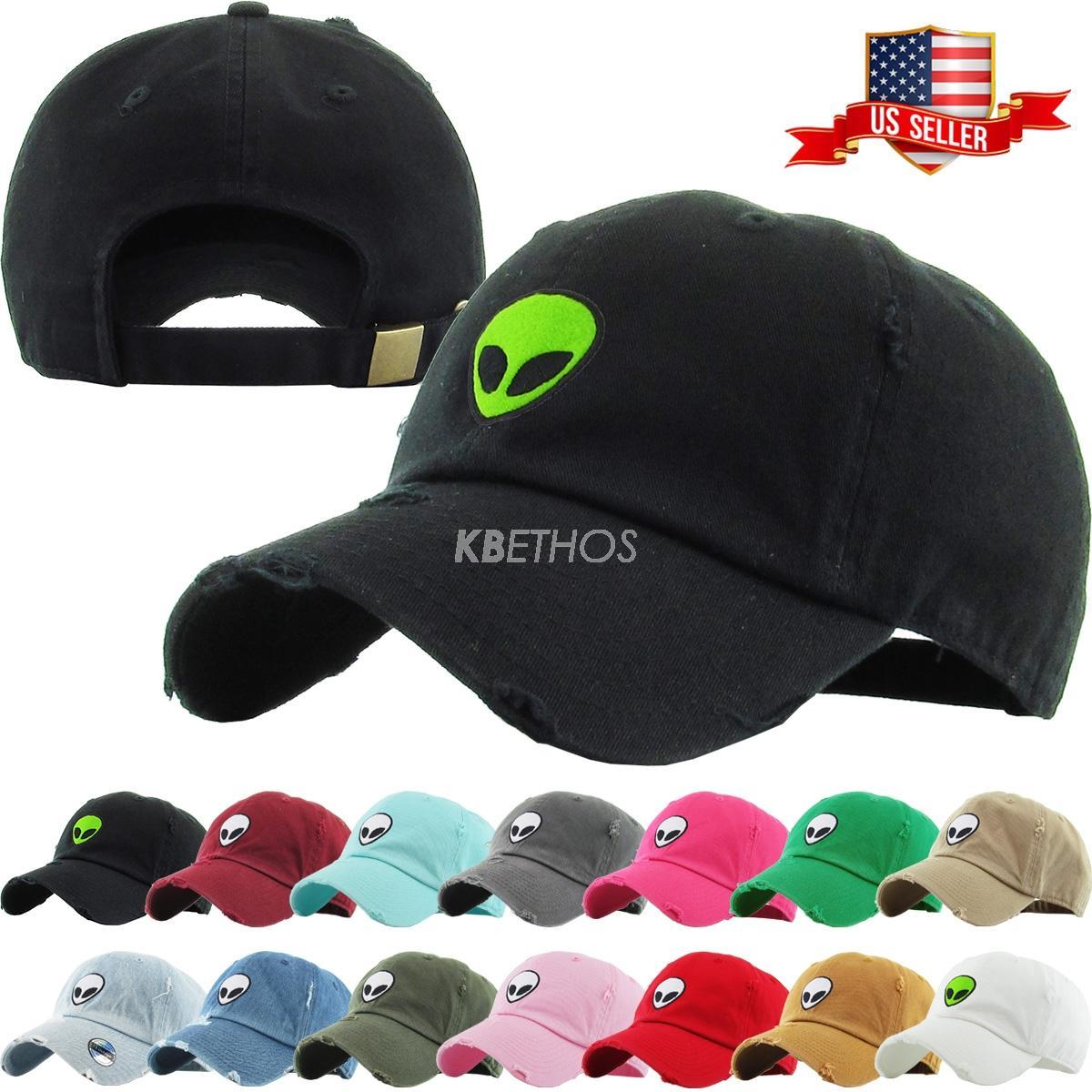 Alien Dad Hat Baseball Cap Unconstructed | eBay