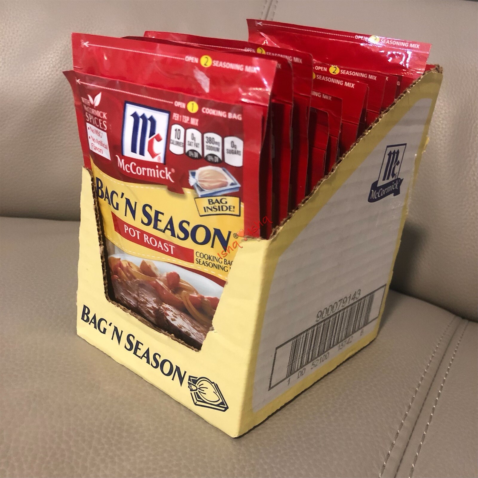 McCormick Bag’N Season Pot Roast Seasoning Mix Pack Of 11, 0.81oz Packs ...