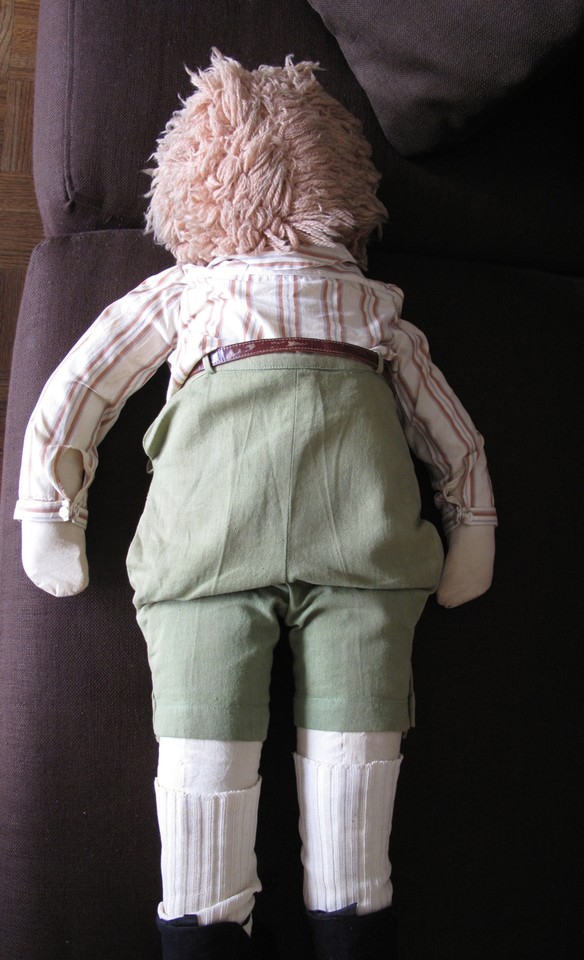 Raggedy Andy Doll and Painting signed Betty Wagner vintage handmade ...