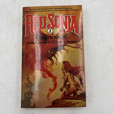 Red Sonja “Demon Night” by David C. Smith and Richard L. Tierney 9780441711574| eBay