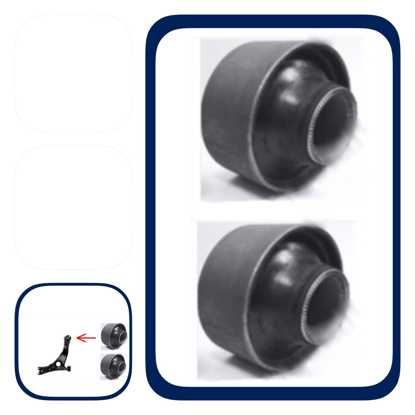 FRONT LOWER CONTROL ARM BUSHING-REAR FOR (2006-2013) TOYOTA RAV4 PAIR ...