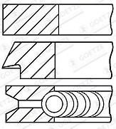 Goetze 08-422200-00 Piston Ring Set for sale online | eBay