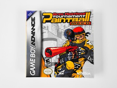 GREG HASTINGS' Tournament Paintball MAX'D 💥 (Game Boy Advance) GBA NEW ...