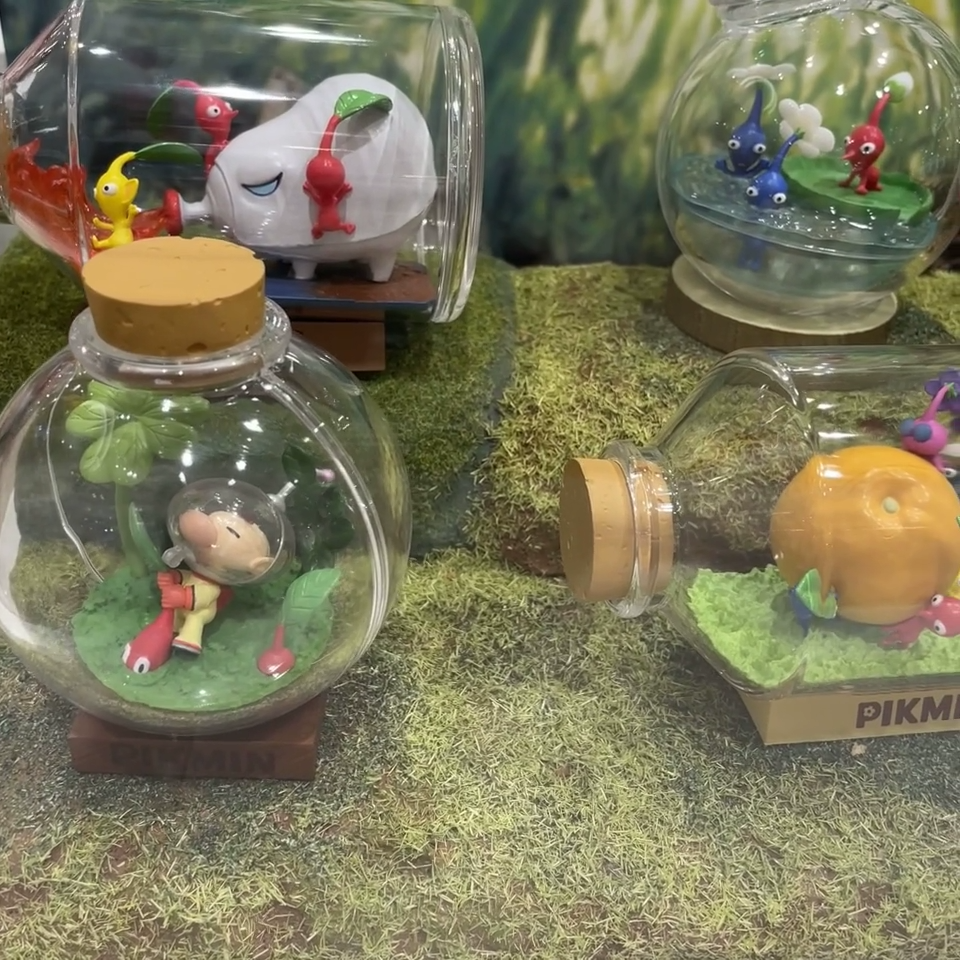 Pikmin Terrarium Collection Box Figure All 6 types Complete Re-Ment ...