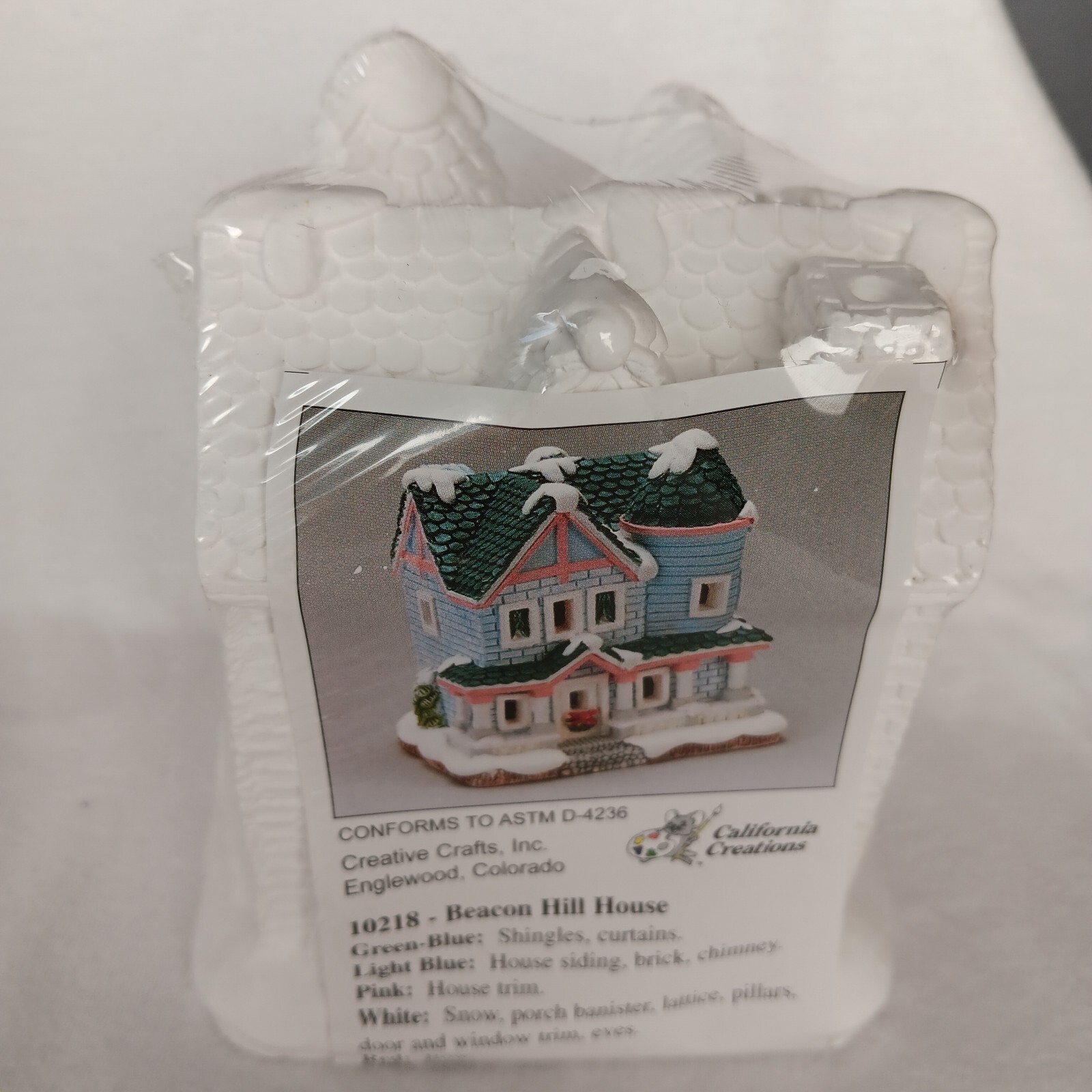 CALIFORNIA CREATIONS NEW UNPAINTED PLASTER BUILDING BEACON HILL HOUSE 10218 RARE | eBay