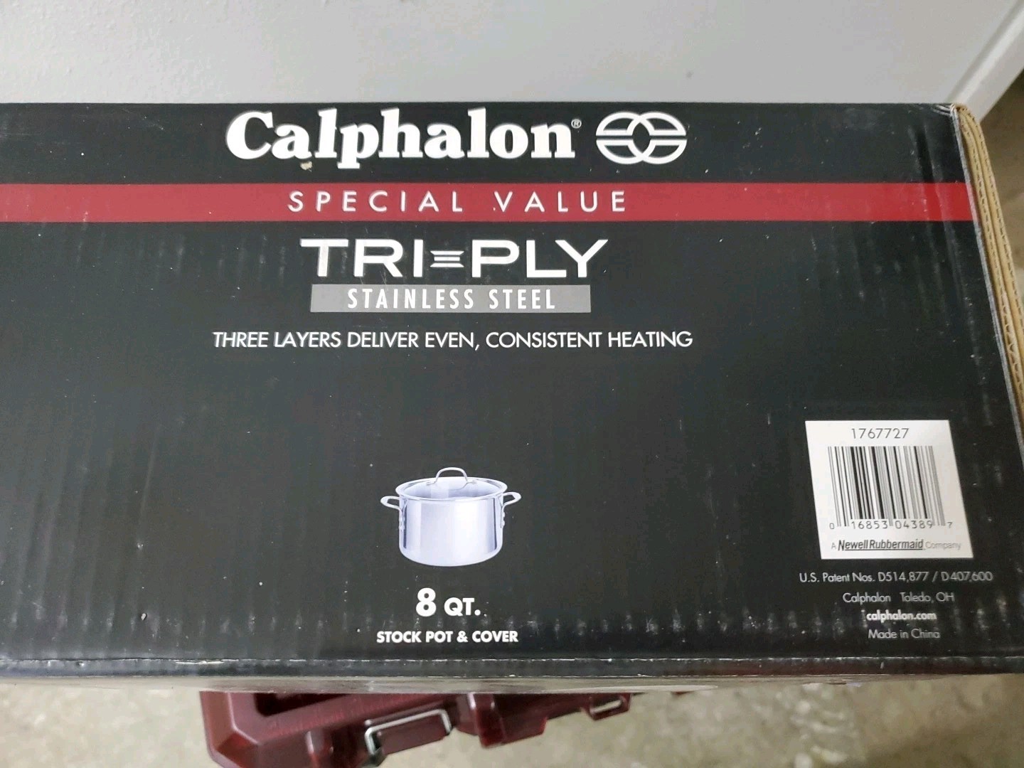 Calphalon 8-qt. Tri-Ply Stainless Steel Stockpot New | eBay