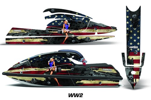 Jet Ski Graphique Stickers Autocollants Pour Kawasaki 750 SX Sxr 1992 ...