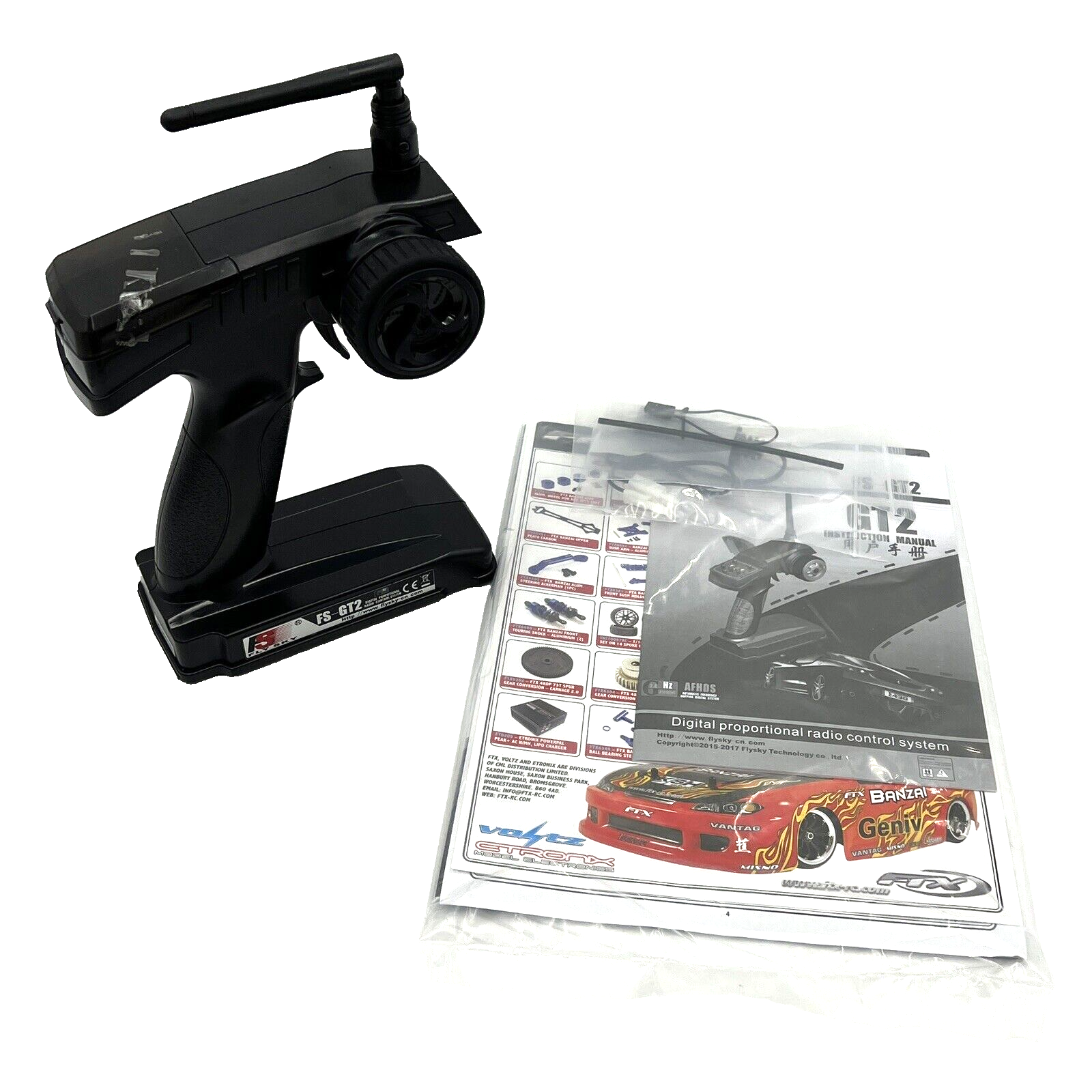 FTX Banzai 1/10 4WD On-Road RC Drift Car RTR w/ Ford FPV Pursuit Body ...