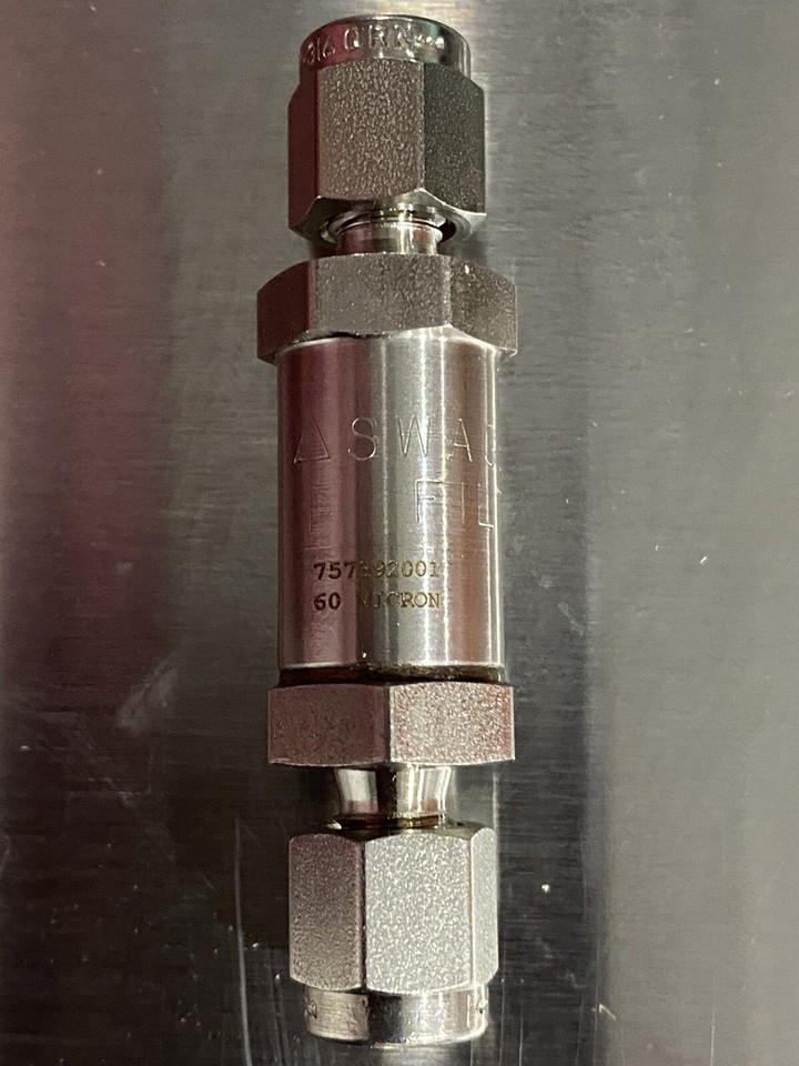 Swagelok SS-2F-60 Stainless Steel In-Line Particulate Filter 1/8" 60 ...