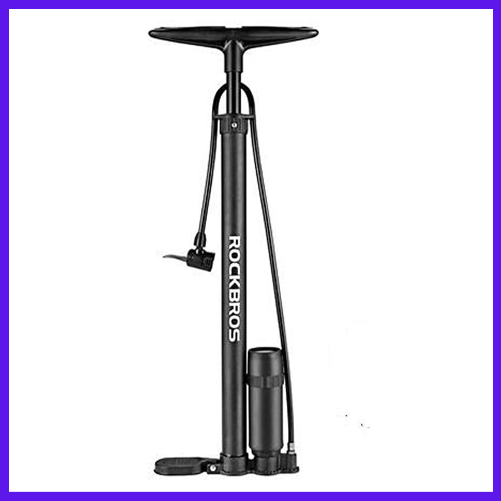 Pompa per bici da corsa bicicletta mtb con manometro gonfiatore ...