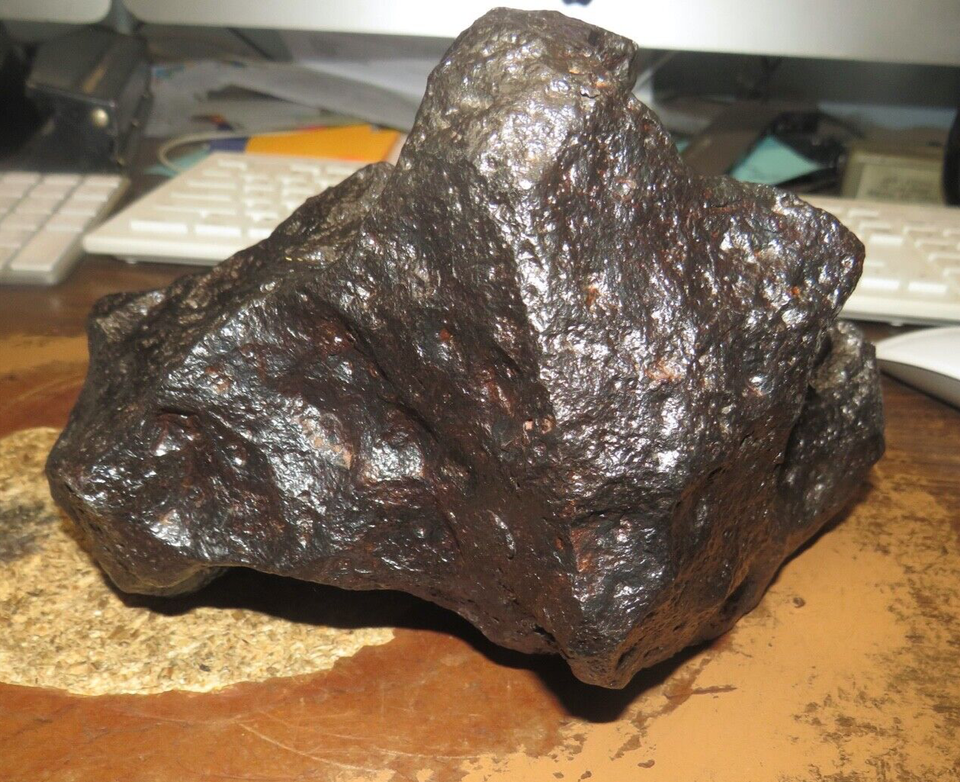 LARGE 6352 GM CAMPO DEL CIELO METEORITE MUSEUM COLLECTORS GRADE 14 LBS ...