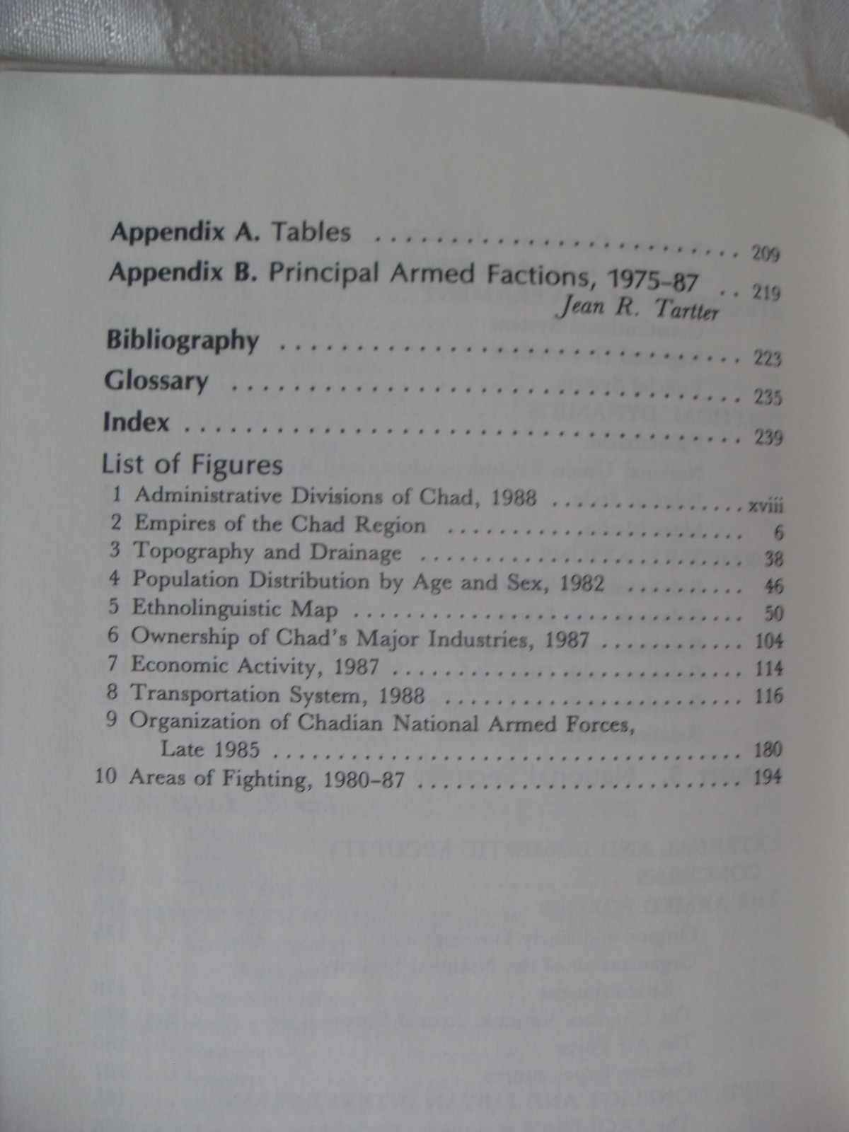 RARE BOOK CHAD A COUNTRY STUDY rare book SECOND EDITION rare book 1990 ...