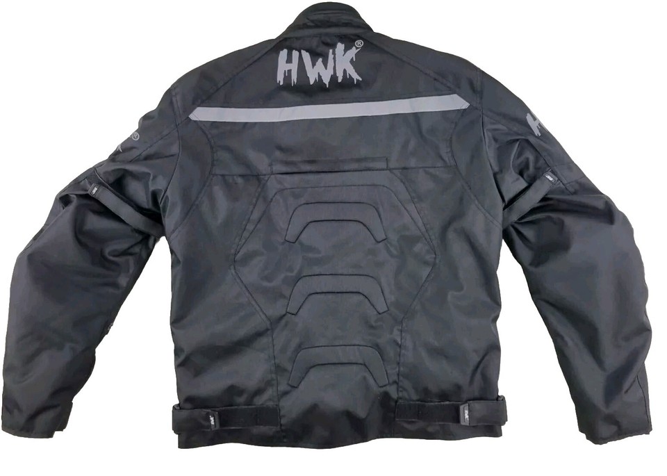 HWK Spyder Motorcycle Jacket for Men with Weather Resistant Cordura ...