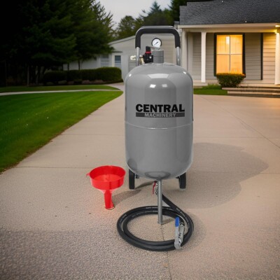 110 lb Portable Sandblaster Air Sand Blaster Media Abrasive Blaster 90 ...