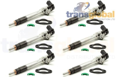 Diesel Fuel Injector x6 for Land Rover Discovery 3 2.7 TDV6 EU2 VDO OEM ...