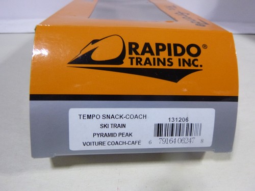 HO Rapido 131206 Rio Grande Ski Train “Pyramid Peak” Tempo Snack-Coach ...