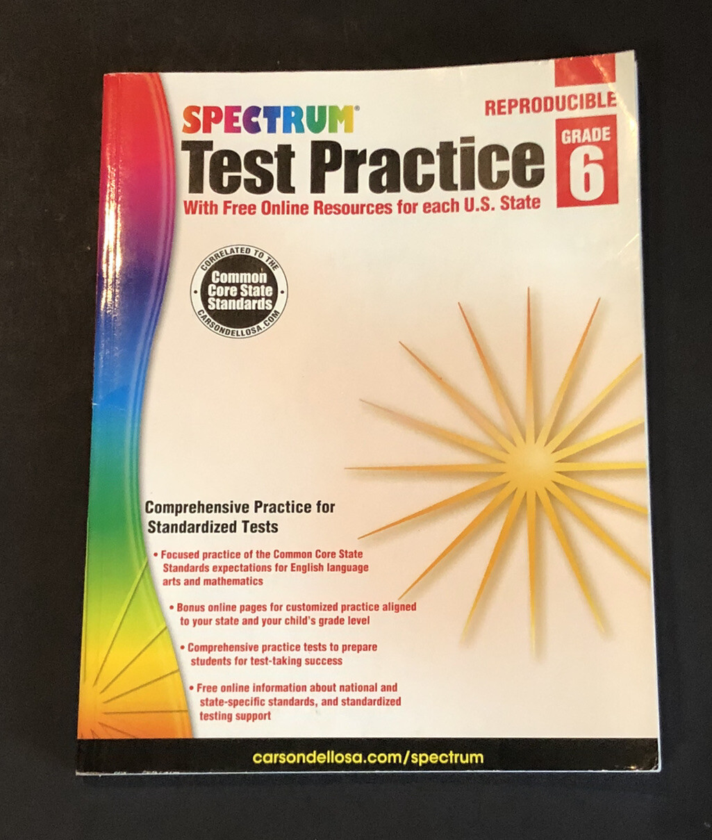 Test Practice, Grade 6 by Carson Dellosa Education (2013, Trade ...