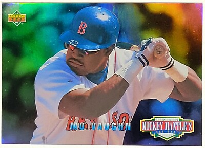 Mo Vaughn 1994 Upper Deck Mickey Mantle's Long Shots Insert #MM19 | eBay