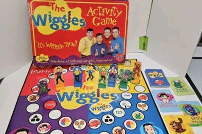 Vintage 2002 The Wiggles Activity Board Game Children Learning Complete ...