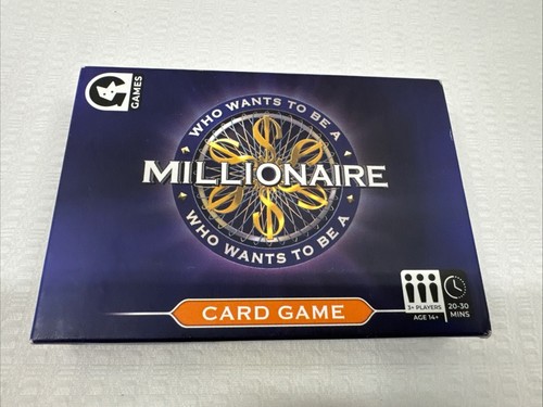 Official Who Wants To Be A Millionaire Classic TV Quiz CARD GAME NEW ...