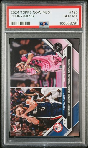 2024 TOPPS NOW MLS #128 LIONEL MESSI/STEPH CURRY PSA 10 | eBay