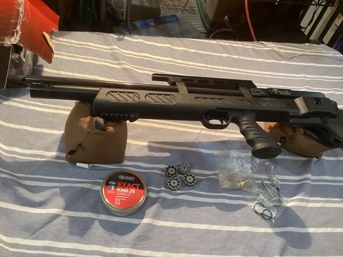 Hatsan BullBoss Bullpup .25 Caliber Synthetic Stock Side Lever PCP Air ...