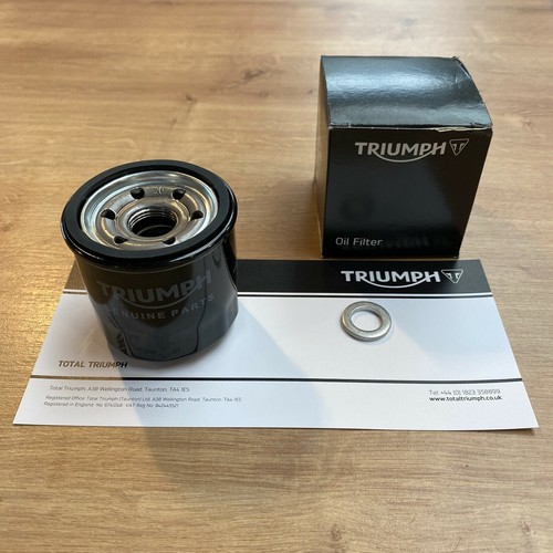 Genuine Triumph Motorcycles NEW Oil Filter and Sump Washer - FREE ...