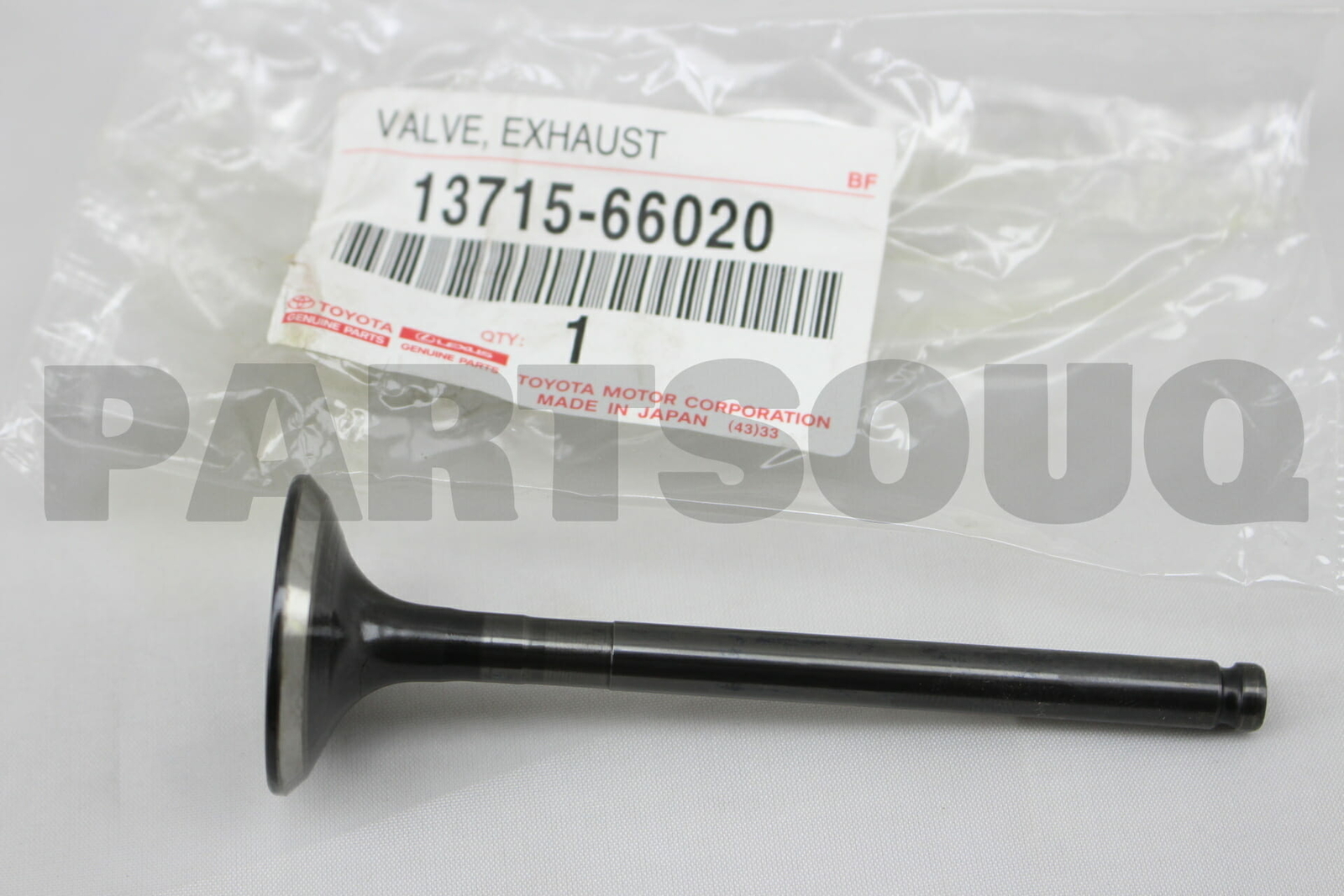 1371566020 Genuine Toyota VALVE, EXHAUST 13715-66020 | eBay