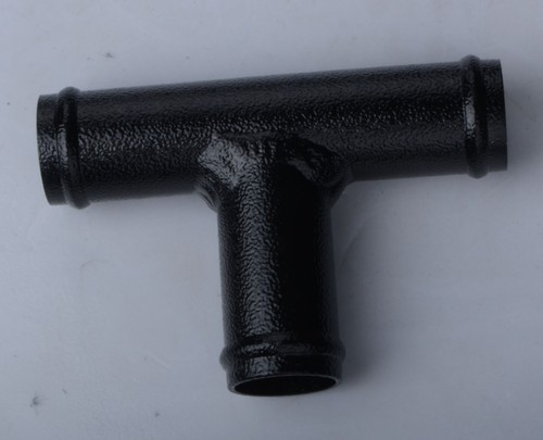 Universal 1" Aluminum Coolant Pipe T Fitting Black 25mm Pipe T Fitting ...