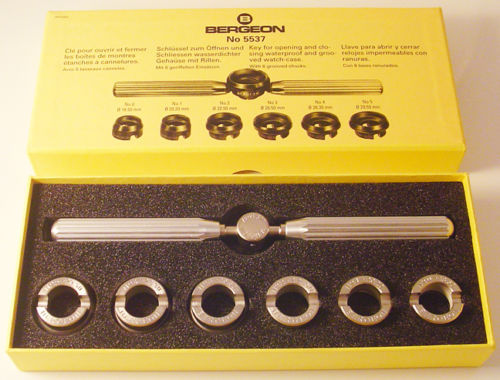 Bergeon 5537 Waterproof & Grooved Watch Case Opener Closing Tool ...