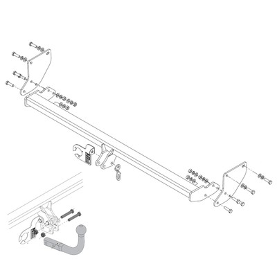 PCT Towbar for Hyundai i30 5 Door Hatchback 2017 Onwards - Swan Neck ...