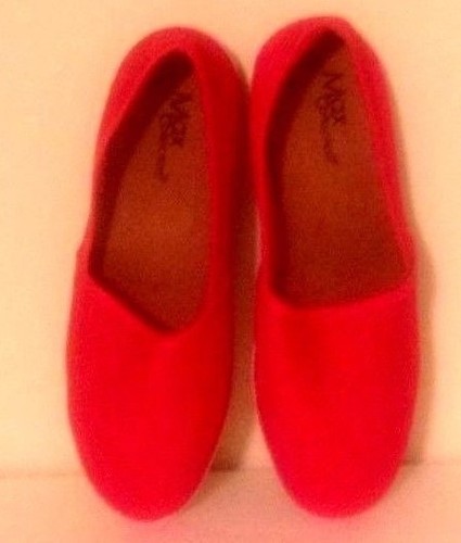 MAX COLLECTION RED MESH FLATS/SIZE 11 | eBay