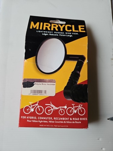 BICYCLE MIRROR MIRRYCLE LIGHTWEIGHT RUGGED WIDE VIEW FOR HYBRID ...