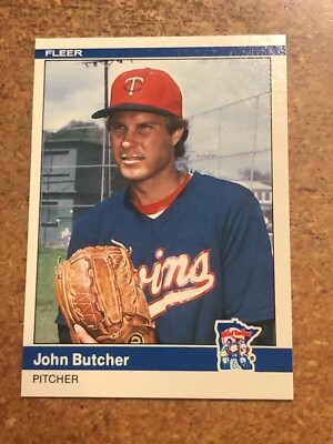1984 Fleer Update Baseball # U-20 John Butcher | eBay