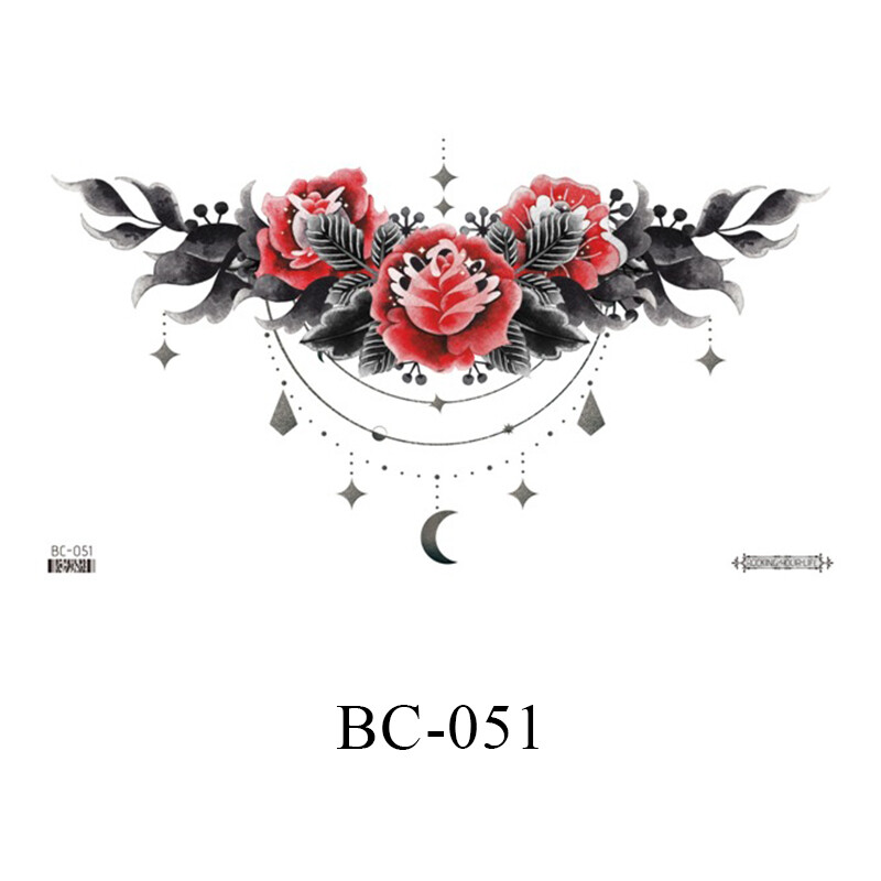 Waterproof Temporary Tattoo Sticker Women Sleeve Arm Body Tattoo ...