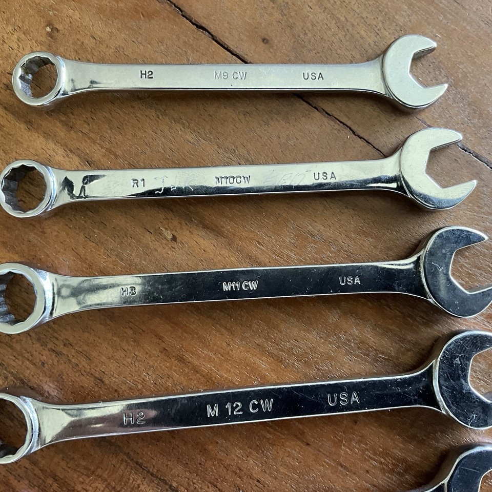 Mac Tools 11 Pc Metric Combination Wrench Set 9mm-19mm M9CW-M19CW | eBay