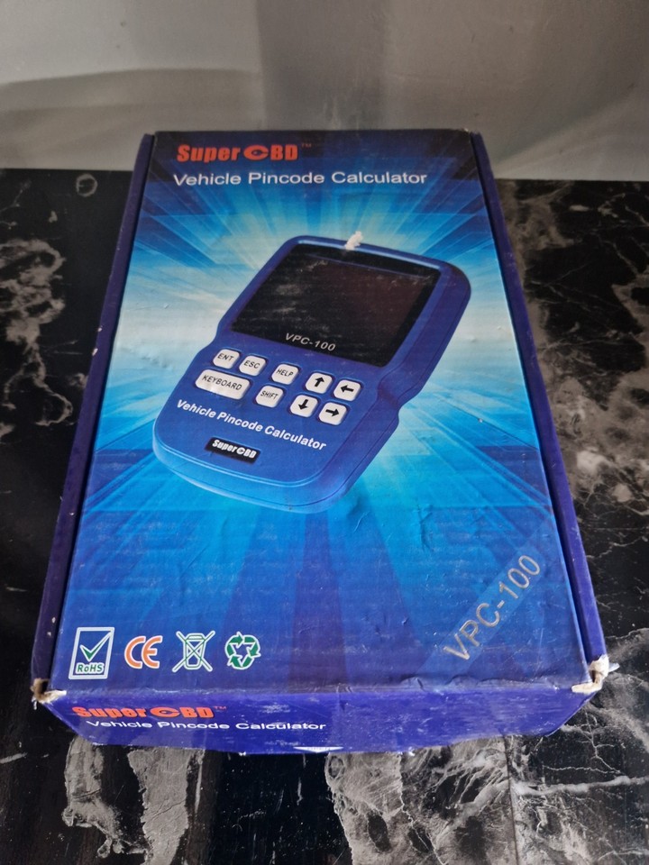Super OBD VPC - 100 Vehicle Car Pin Calculator | eBay UK