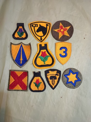 WW2 Calvary Div Patch Lot, All Original 100% No glow | eBay