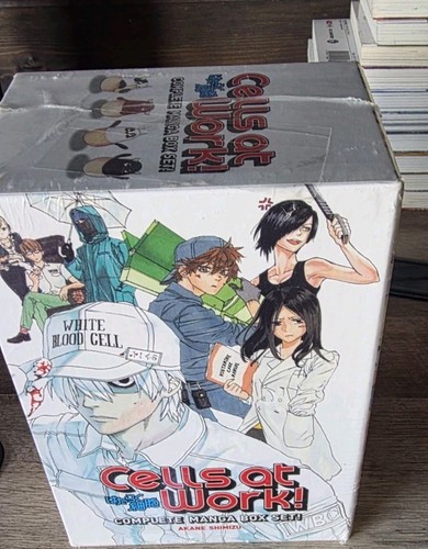 Cells at Work! Factory Sealed! Vol 1-6 Complete English Manga Box Set ...