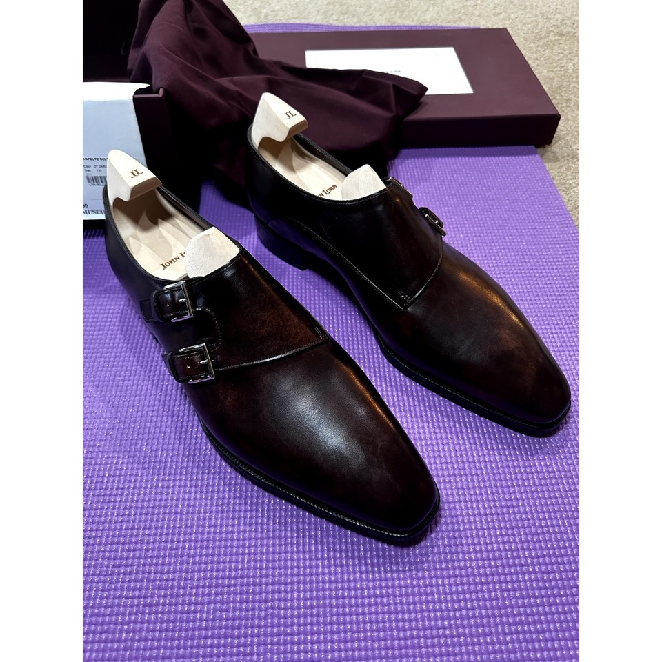 $2480 John Lobb Chapel Shoes NEW Dark Brown Museum Size 11 UK, 12 US ...