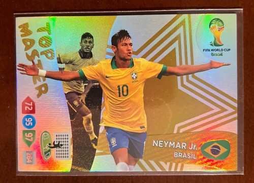 2014 Panini Adrenalyn XL World cup NEYMAR JR Brasil Card #264 Top ...