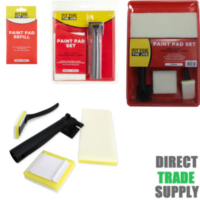 Fit For The Job Paint Pad Set and Refill Pack Paint Pad and Handle 5 ...