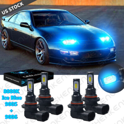 For Nissan 300ZX 1990-1996 Quest 2004-2009 8000K Combo LED Headlight ...