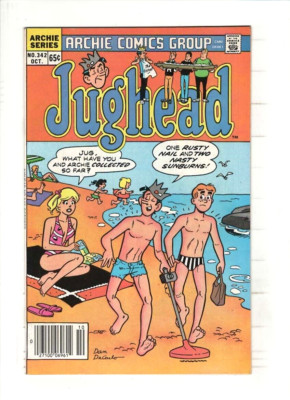 JUGHEAD #342 VF/NM, Dan DeCarlo sexy swimsuit beach cover, Archie, 1985 | eBay