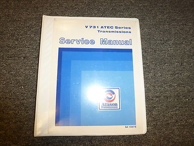 Allison Model V731 ATEC Automatic Transmission Shop Service Repair ...